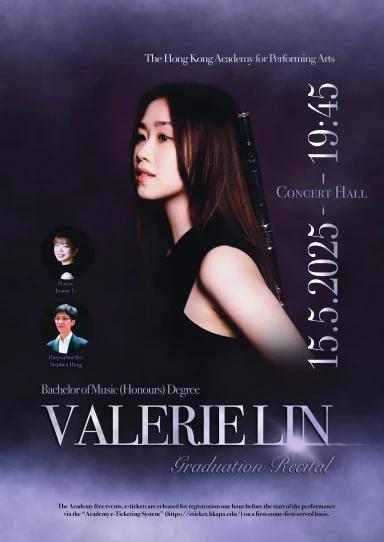 Academy Bachelor of Music (Honours) Degree Graduation Recital: Lin Xiao-tong (Flute) | School of ...